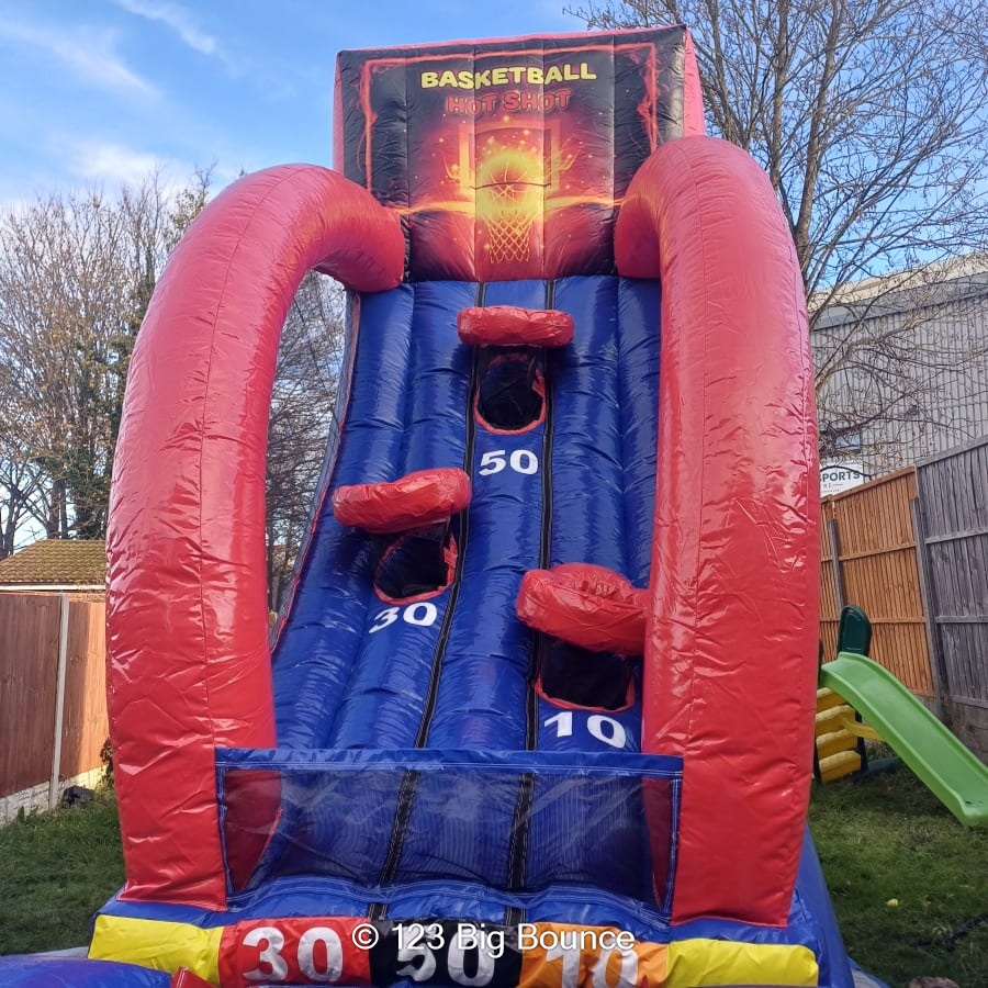 Inflatable Basketball Hoop Shootout - Bouncy Castle and Soft Play Hire ...