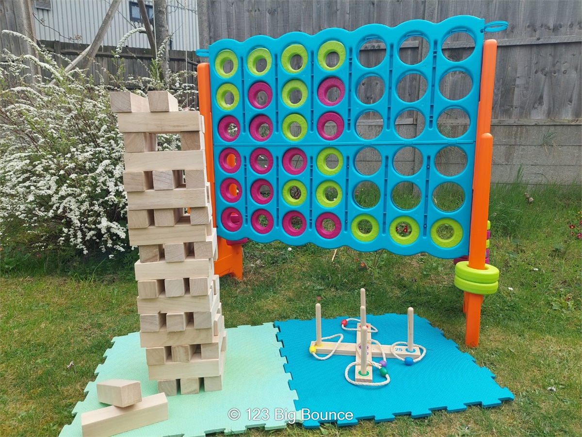 Superhero Package 6 - Superhero Castle With Slide, Giant 4 in a Row ...